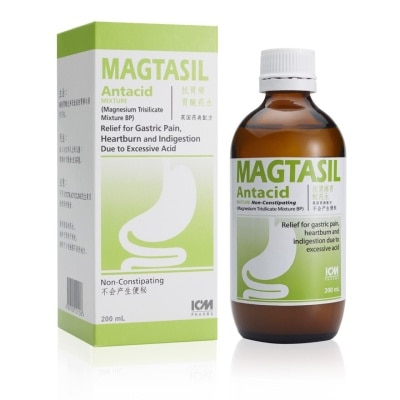 ICM PHARMA Magtasil Antacid Mixture 200ml | Digestive Care | Watsons ...