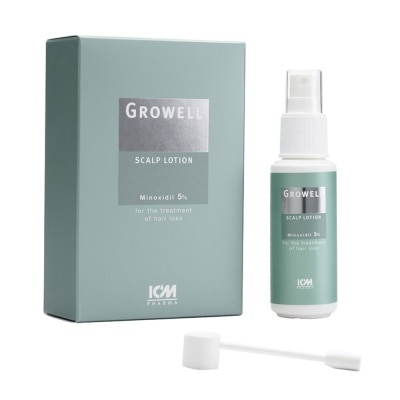 ICM PHARMA Growell 5% Scalp Lotion 60ml | Shampoo & Conditioner ...