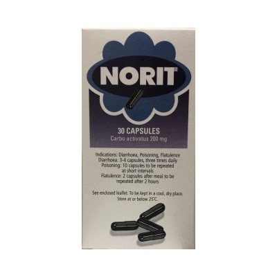 NORIT Carbo Activatus 200mg 30s | Digestive Care | Watsons Singapore