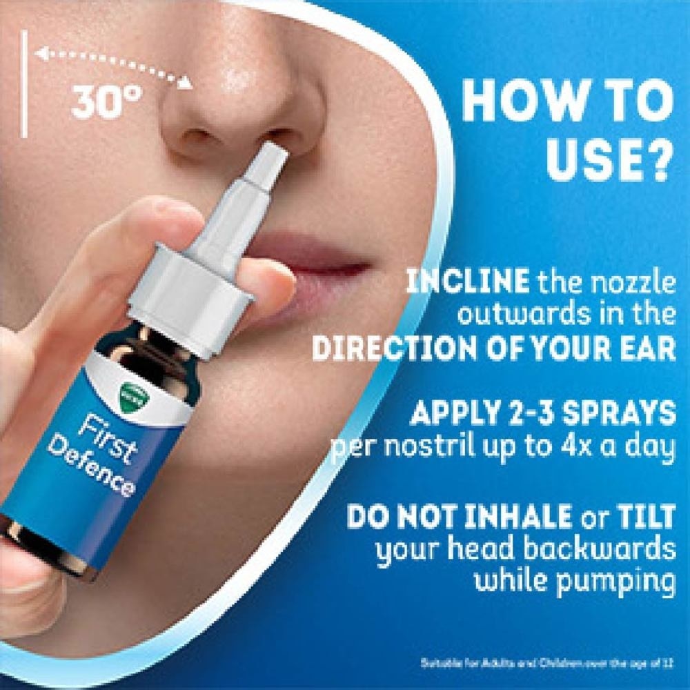 VICKS First Defence Nasal Spray Helps to Stop Cold at First Sign 15ml Ear Nose Throat Care Watsons Singapore
