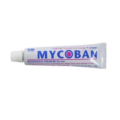 ICM PHARMA Mycoban Topical Antifungal Cream 15g | First Aid | Watsons ...