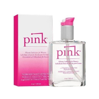 PINK Silicone Lubricant for Women (With Vitamin E & Aloe Vera) 120ml ...