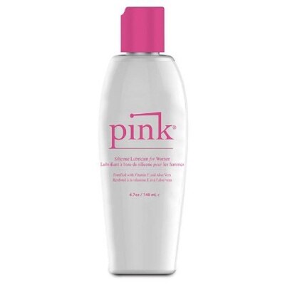 PINK Silicone Lubricant for Women (With Vitamin E & Aloe Vera) 140ml ...