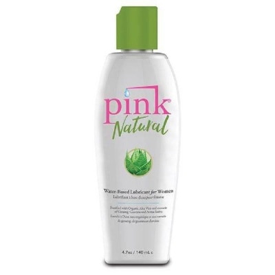 PINK Natural Water Based Lubricant for Women (With Aloe Vera & Ginseng ...