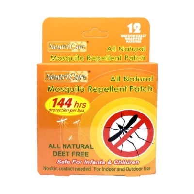 NEUTRI CARE All Natural Mosquito Repellent Patch 12s | Insect Repellent ...