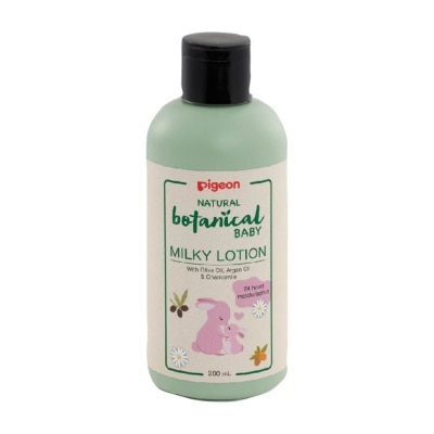 PIGEON Natural Botanical Baby Milky Lotion (24HR Moisturisation) 200ml ...