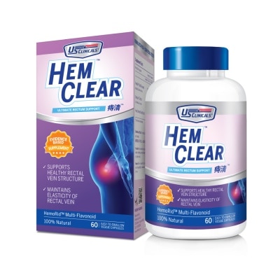 US CLINICALS HemClear Ultimate Rectum Support (Support Healthy Rectal ...