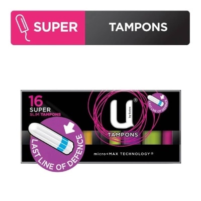 KOTEX U Tampon Slim Super 16s | Feminine Care | Watsons Singapore