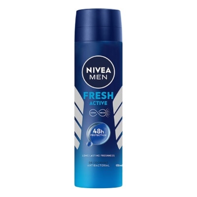 NIVEA Nivea Men Fresh Active Deodorant Spray 150ml | Body & Hand ...