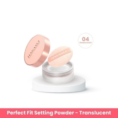 HANASUI Perfect Fit Setting Powder (04 Translucent) Smooth, Light And ...