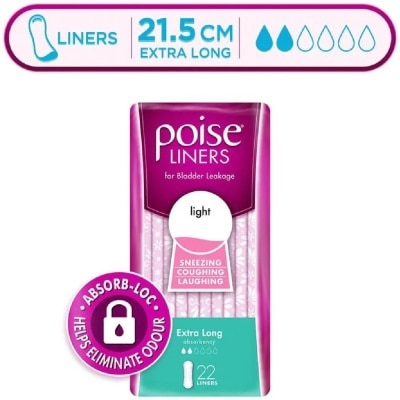 POISE Long Liner 21.5cm | Feminine Care | Watsons Singapore