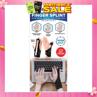 AF MEDI Finger Splint With Metal Tendon Lock Stabiliser 1s | First Aid ...