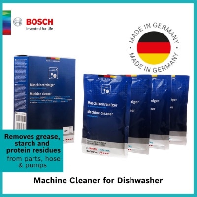 BOSCH Washing Machine Cleaner (For Removing Deposits + Unpleasant Odour ...
