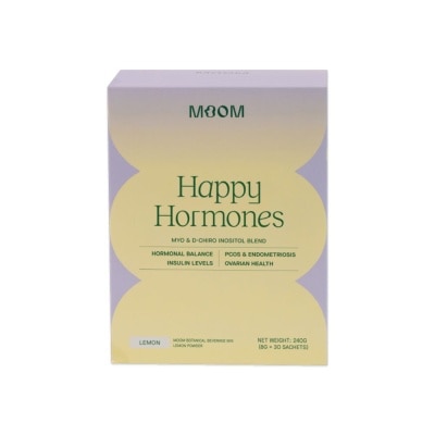 MOOM HEALTH Happy Hormones Myo & D-Chiro Inositol Blend Lemon Powder ...