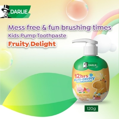 DARLIE Kids Pump Toothpaste Fruity Delight 120g | Oral | Watsons Singapore