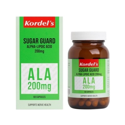 KORDEL'S Sugar Guard Alpha Lipoic Acid 200mg 60s | Vitamins ...