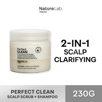 NATURELAB TOKYO Perfect Clean 2-In-1 Scalp Scrub & Clarifying Shampoo ...