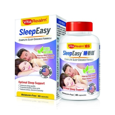 VITAREALM SleepEasy 80 Tablets | Vitamins & Supplements | Watsons Singapore