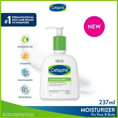 CETAPHIL Dry To Normal & Sensitive Skin Moisturising Lotion (For Face ...