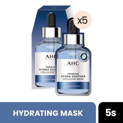 AHC Pro Derm Premium Hydra Soother Cellulose Mask (Hydrating) 5s | Face ...