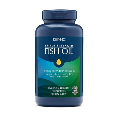 GNC Triple Strength Fish Oil 1000mg Softgel 120s | Vitamins ...