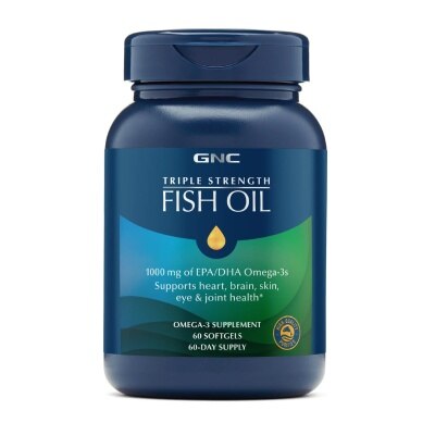 GNC Triple Strength Fish Oil 1000mg 60s | Vitamins & Supplements ...