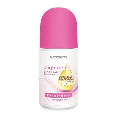 WATSONS Gluta Collagen With Niacinamide Brightening Deodorant Roll-On ...