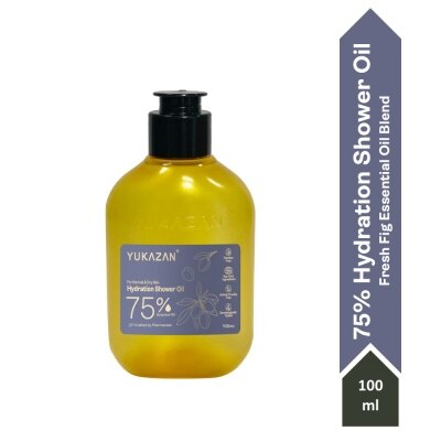 YUKAZAN 75% Hydration Fresh Fig Shower Oil (To Provide Deep Moisturization, Leaving Skin Feeling ...