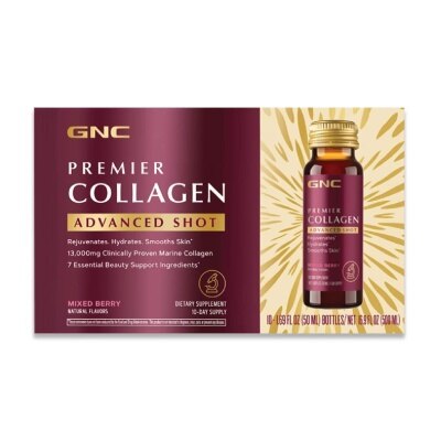 GNC Premier Collagen Advanced Shot Mixed Berry 50ml x 10s | Vitamins ...