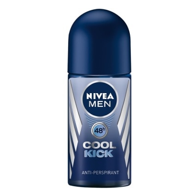 NIVEA Men Cool Kick Deodorant Roll-On 25ml | Body & Hand | Watsons ...