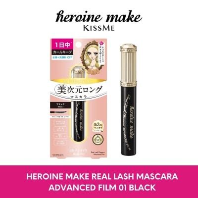 HEROINE MAKE Real Lash Advanced Film Mascara 01 Black 1s | Eyes ...