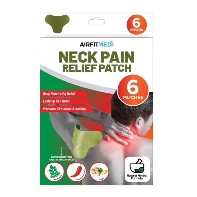 AF MEDI Neck Pain Relief Patch 6s | Fever & Pain Relief | Watsons Singapore