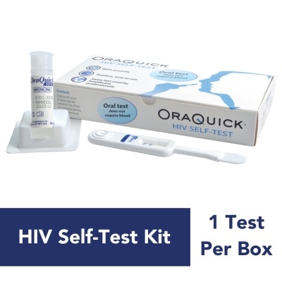 ORA QUICK HIV Self-Test Kit (Test Device 1s, Test Tube Containing 1ml ...