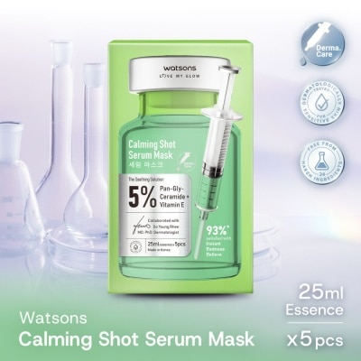 WATSONS Calming Shot Serum Sheet Mask 5s | Face | Watsons Singapore