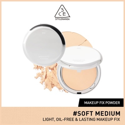 3CE Makeup Fix Powder #Soft Medium (Light, Oil-Free & Lasting Makeup ...