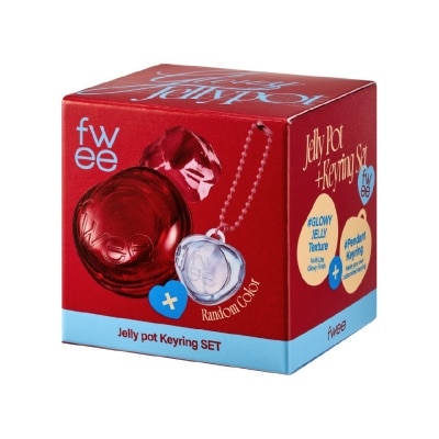 FWEE Lip&Cheek Glowy Jelly Pot JH00 Sugar Powder + Pendant Keyring 4g ...