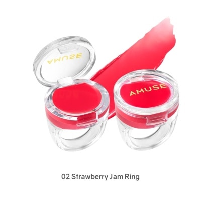 AMUSE Ring Lip Balm 02 Stawberry Jam Ring 1s | Lips | Watsons Singapore