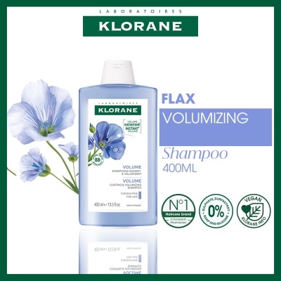 KLORANE Volumizing Organic Flax Shampoo (To Cleanses & Restores Natural ...