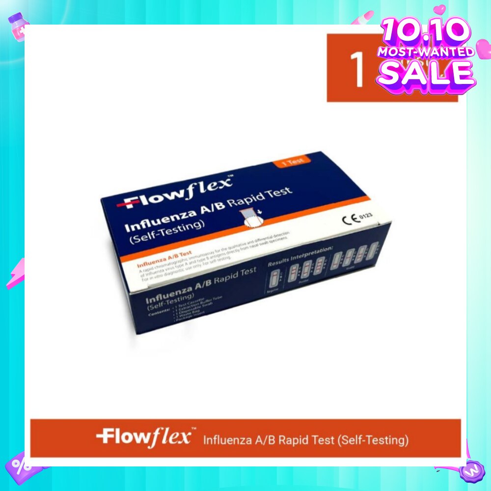 FLOWFLEX Influenza A/B Rapid Test Self-Testing 1s | Diagnostics ...