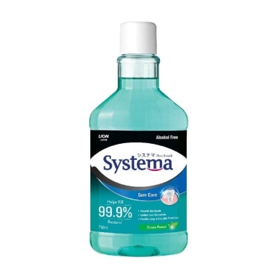 SYSTEMA Gum Care Mouthwash Green Forest (Prevent Gum Problem Provide ...