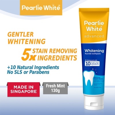 PEARLIE WHITE® Advanced Whitening Fluoride Toothpaste 130g | Oral ...
