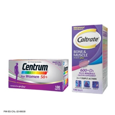 CALTRATE Women's Bone & Multivitamin Bundle Set 1s | Bundle Deal ...