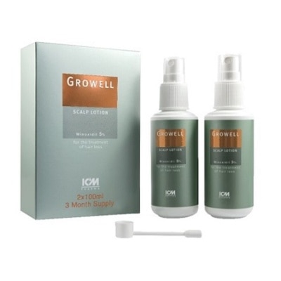 ICM PHARMA Growell Scalp Lotion 100ml x 2s (3 Month Supply) | Shampoo ...