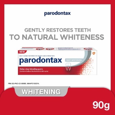 PARODONTAX Whitening Fluoride Toothpaste 90g | Oral | Watsons Singapore