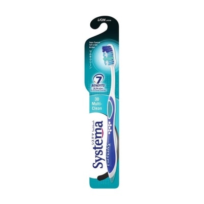SYSTEMA 3D Mutli Clean Toothbrush Soft 1s | Oral | Watsons Singapore